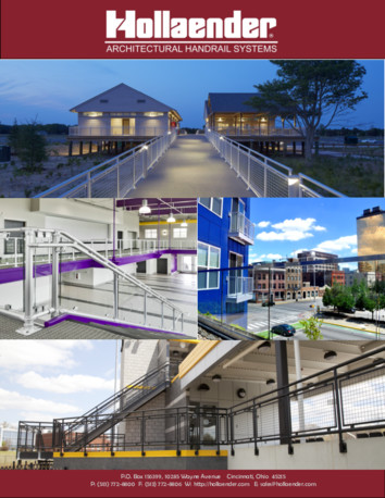Catalogs | Architectural Handrail by Hollaender